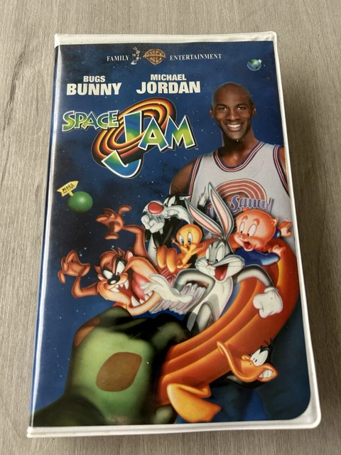 SPACE JAM CLAMSHELL VHS Michael Jordan Bugs Bunny Warner Brothers £1.49 ...