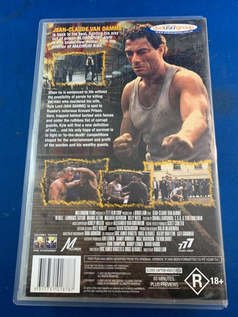IN HELL (2003) VHS Columbia TriStar Home Entertainment Video Big Box ...