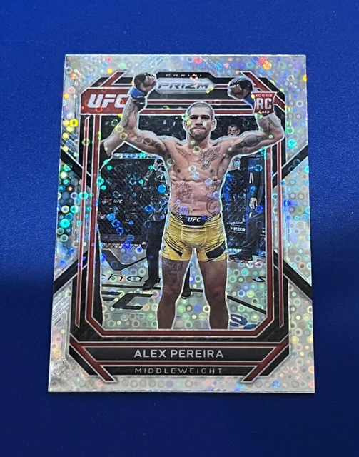 ALEX PEREIRA 2023 Panini Prizm UFC RC Rookie #111 Undercard Silver ...