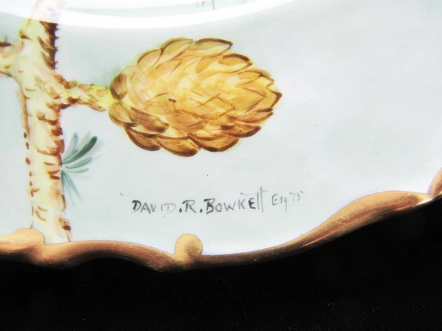 DAVID R BOWKETT Handpainted Limited Edition Plate 86/250 - "FORMOSA ...