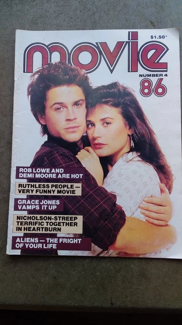 VINTAGE 1990 MOVIE Magazine With Rob Lowe And Demi Moore $20.00 ...