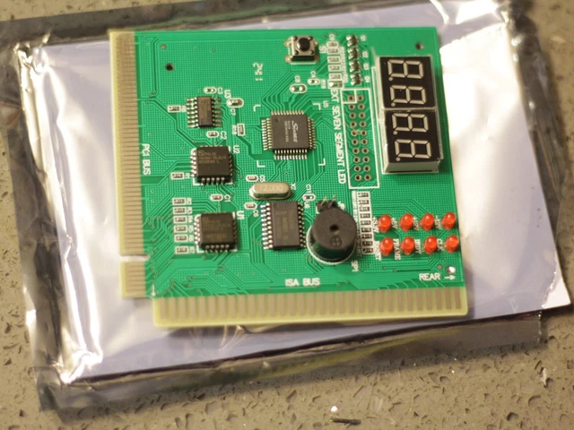 ISA PCI BIOS Motherboard Tester Analyzer POST Code PC Diagnostic Card ...