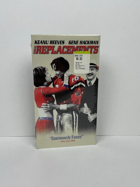 THE REPLACEMENTS VHS Tape Keanu Reeves Gene Hackman New Sealed £8.36 ...