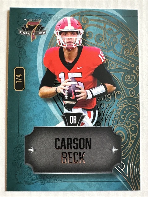 CARSON BECK 2023 Wild Card, 7 cartes Stud Promo 1/4 EUR 13,78 - PicClick FR