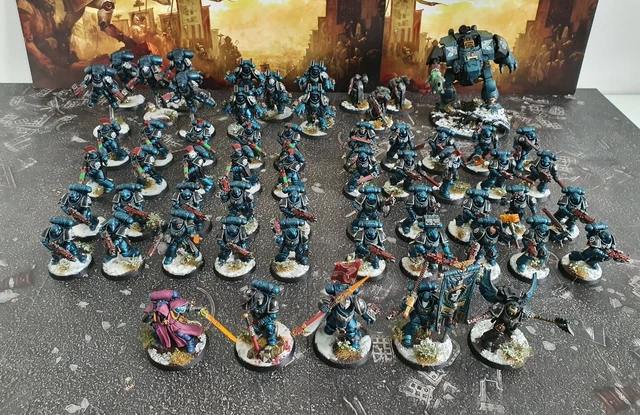 WARHAMMER 40K ALPHA Legion Primaris Space Marine Army £205.00 - PicClick UK