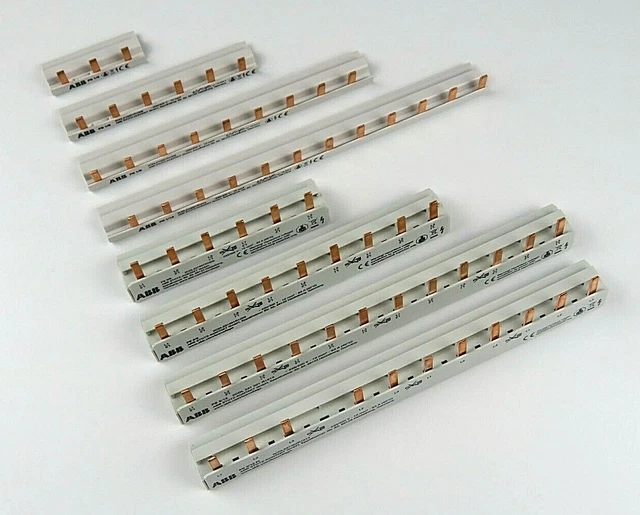 ABB PHASE RAIL | 1 phase | 3 phase | 3-12 pole | comb rail | FI-LS rail ...