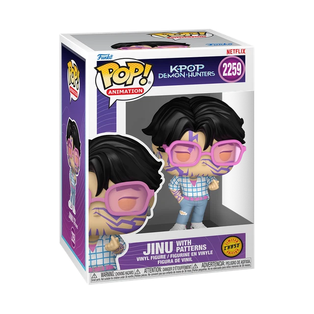 FUNKO POP! ANIMATION: KPop Demon Hunters - Jinu with demon Patterns ...