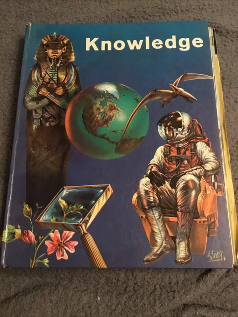 KNOWLEDGE MAGAZINE ENCYCLOPEDIA Vol 6 60’s Purnell Binder Bound Rare ...
