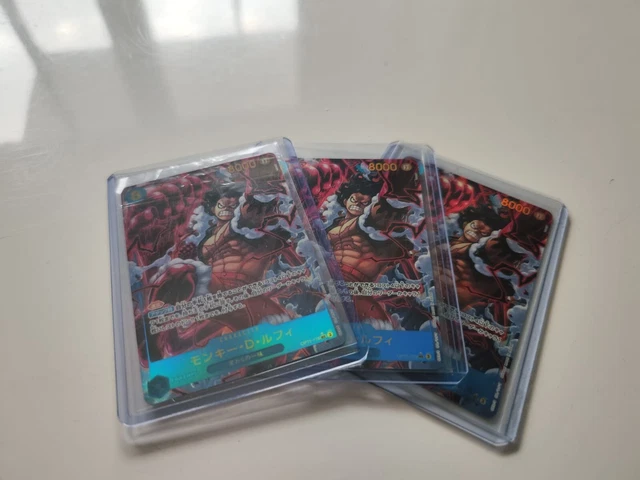 MONKEY D. LUFFY (Alt Art) OP11-118 SEC A Fist of Divine Speed JP OP tcg ...