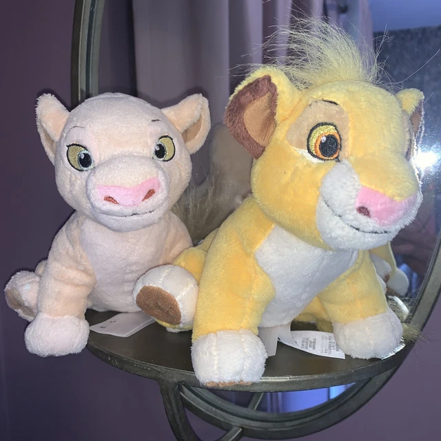 THE LION KING SIMBA & NALA 7" Disney Plush Soft toy DISNEY STORE ...