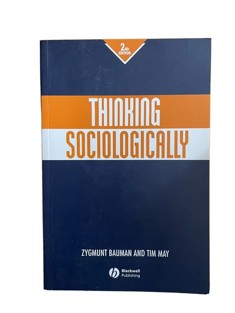 THINKING SOCIOLOGICALLY PAR Bauman, livre de poche Zygmunt pas cher ...