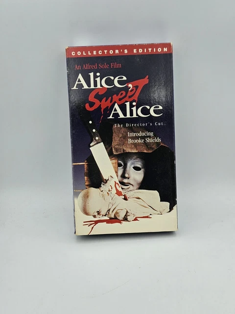 ALICE, SWEET ALICE (VHS, 1997, Collectors Edition) Anchor Bay ...