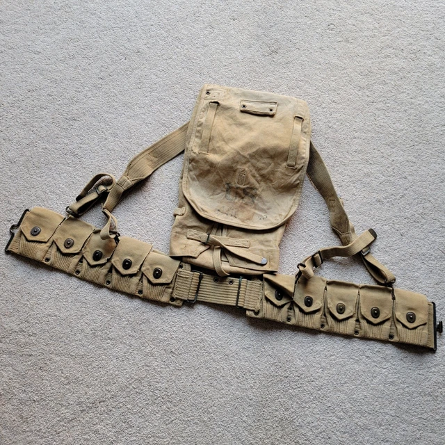 WW1 1915 DATED Named Ww1 Us Army Webbing Set - 116 Infantry Regiment £ ...