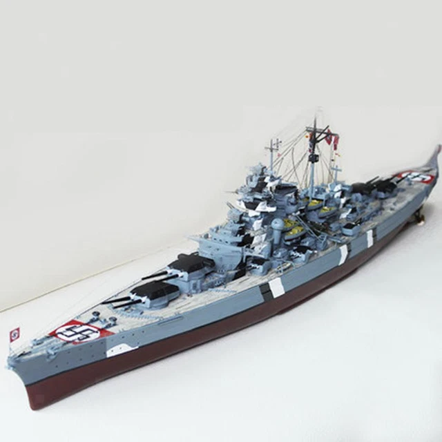 1/700 SCALE GERMAN Bismarck WWII Army Model Puzzle Toy EUR 30,24 ...