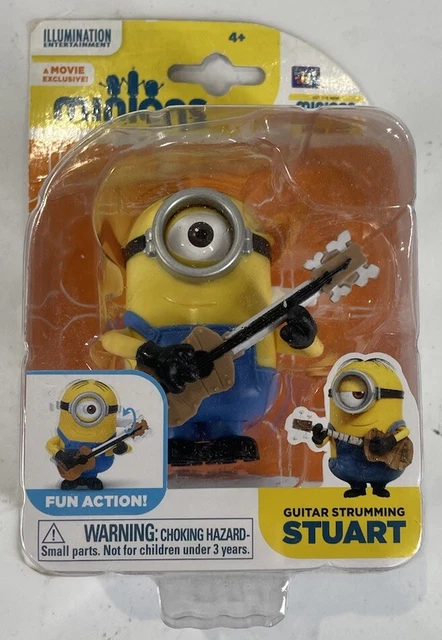 DESPICABLE ME MINIONS Movie Guitar Strumming Stuart Action Figure - NEW ...