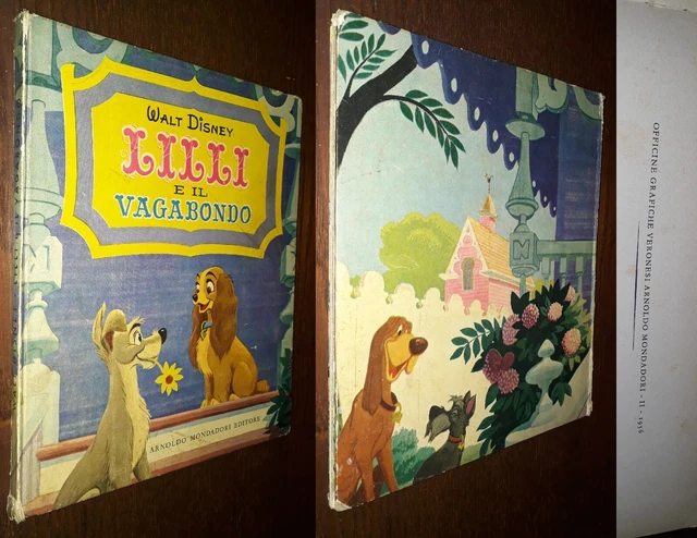 LILLI E IL vagabondo, Walt Disney, 1°Ed. Mondadori 1956. EUR 33,00 ...