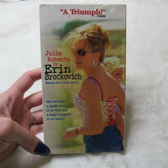 ERIN BROCKOVICH VHS sealed JULIA ROBERTS (2000) £17.59 - PicClick UK