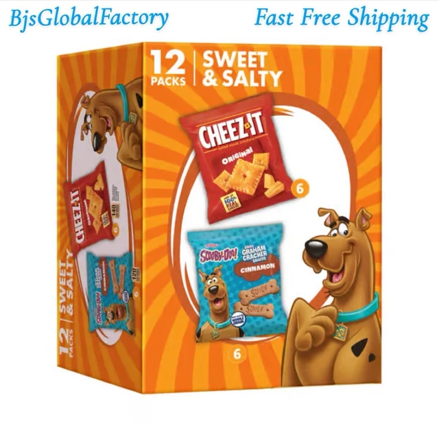 KELLOGG'S CHEEZ-IT ORIGINAL & Scooby-Doo Cinnamon Graham Crackers (12 ...