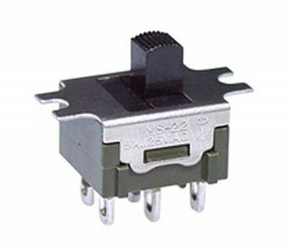 PANEL MOUNT SLIDE Switch Double Pole Double Throw (DPDT) Latching 3 A ...