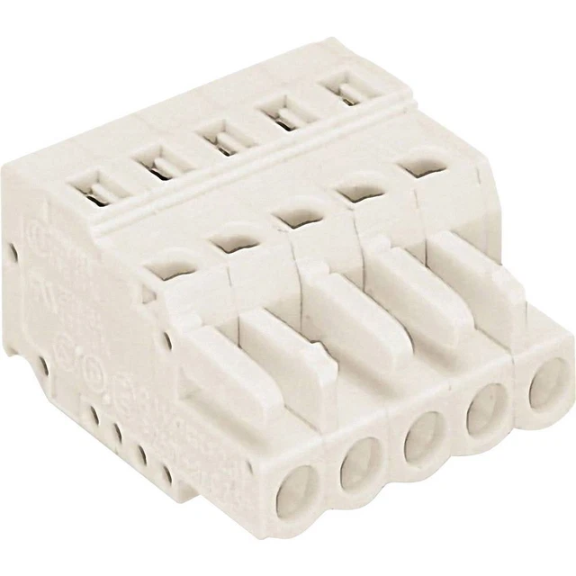 BOÎTIER FEMELLE POUR câble série 721 WAGO 721-105/026-000 Nbr total de pôles 5 EUR 11,78 ...