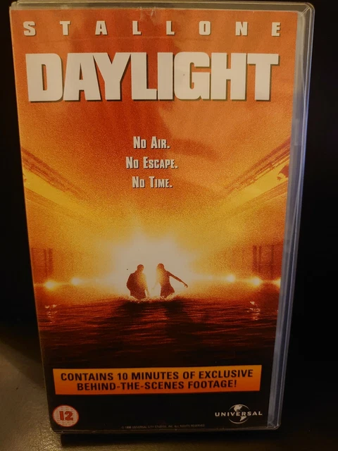 DAYLIGHT - VHS - Sylvester Stallone - 10 Minutes Of Exclusive Footage ...