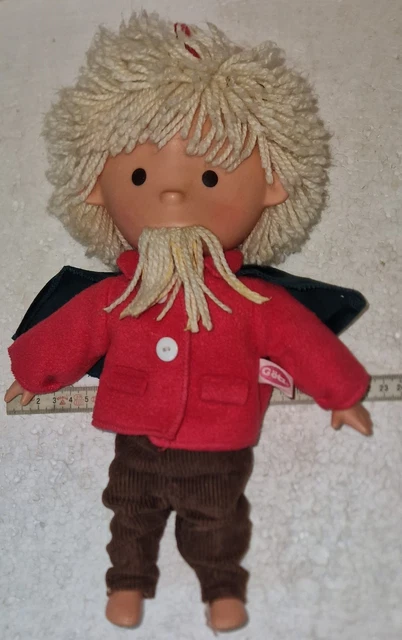 DDR SANDMANN SANDMÄNNCHEN Figur Puppe Kunststoff / Filz * 60er Jahre ...