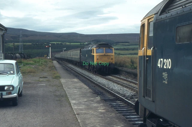 B12 35MM SLIDE BR Class 47 47528 47210 Cullodon Moor 17.08.81 £3.94 ...