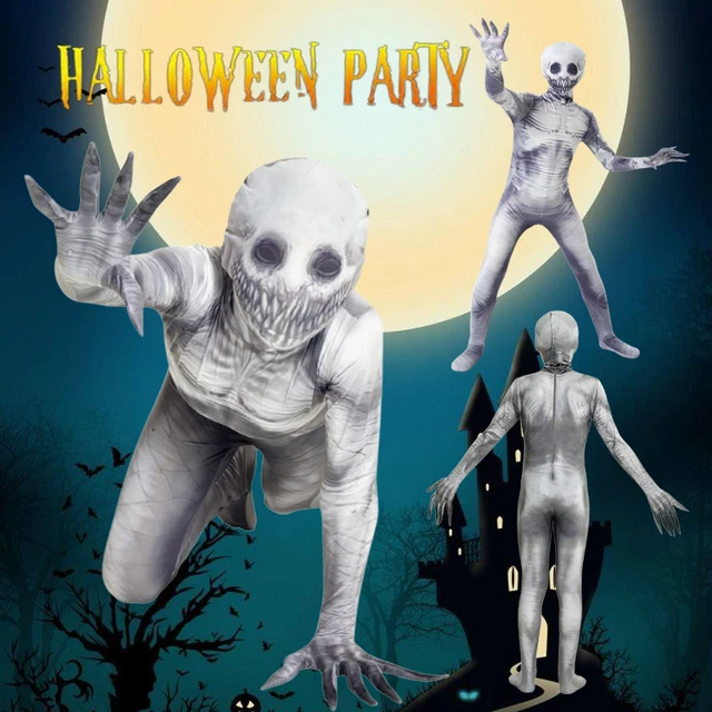 HALLOWEEN THE RAKE Morphsuit Cosplay Costume Kids Adults Creepepasta ...