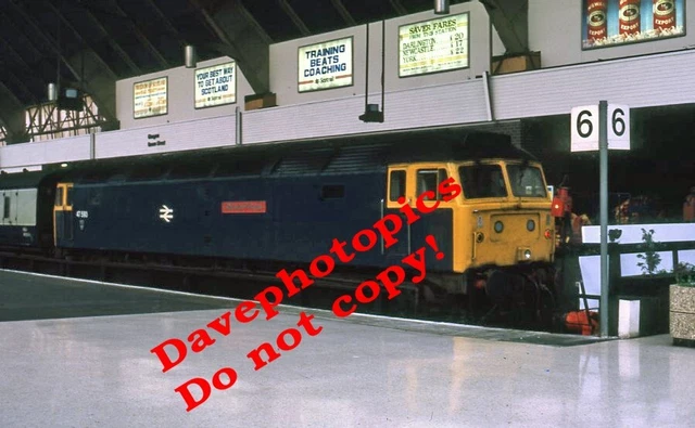 ORIGINAL 35MM Slide Diesel /Steam Train / Engine Railway 47593 Galloway ...