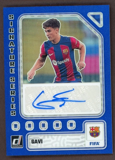 2023-24 DONRUSS SOCCER Signature Series Blu Gavi AUTO 87/99 EUR 0,92 ...