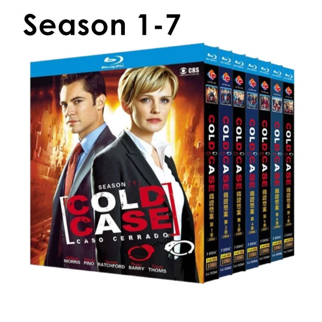 COLD CASE COMPLETE TV Series Season 1-7 21 Discs DVD Box Set Collection ...