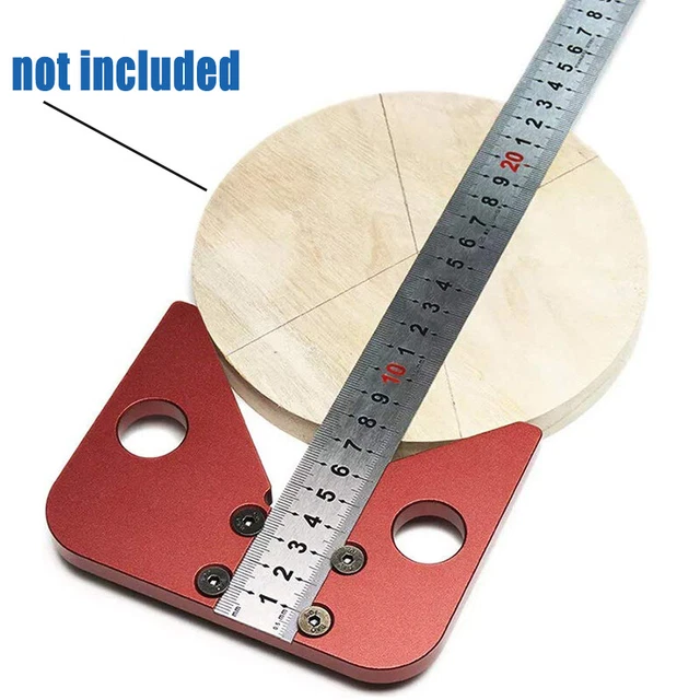 45 DEGREE SCRIBER Round Center Line Drawing Gauge Ruler Carpenter ...