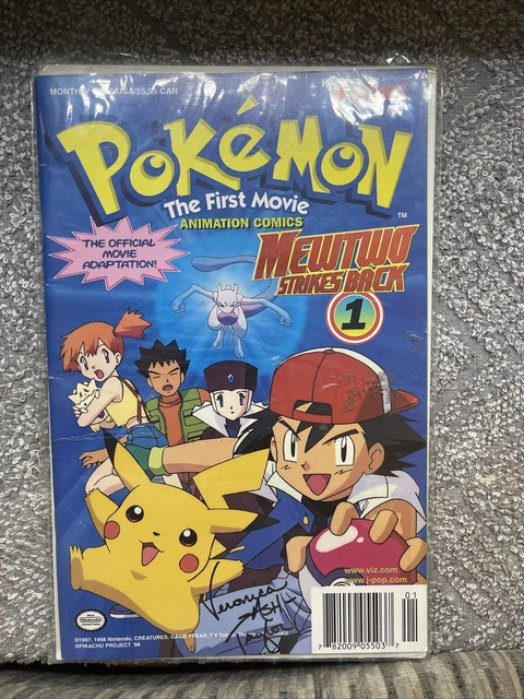 SIGNED POKÉMON THE First Movie Comic Mewtwo Strikes Back Veronica ...