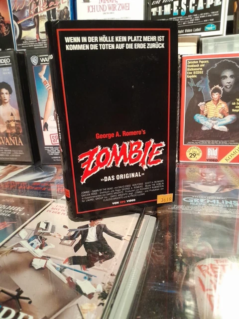 ZOMBIE 1 VHS RARITÄT Deutsche Ausgabe George A Romero Das Original Dawn ...
