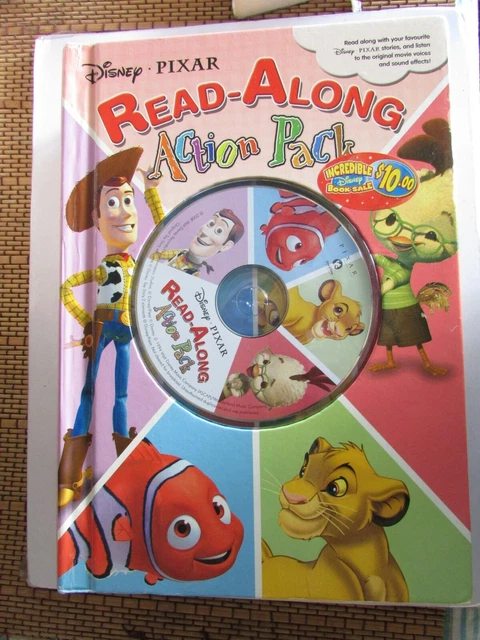DISNEY PIXAR READ Along Action Pack $12.00 - PicClick AU