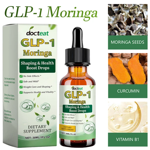 NEW 2025 FAST-ACTING Moringa Slim Drops with GLP-1 Formula - Weight ...
