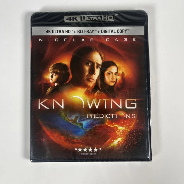 KNOWING (2009) 4K UHD Blu Ray Nicolas Cage Sealed $29.95 - PicClick CA
