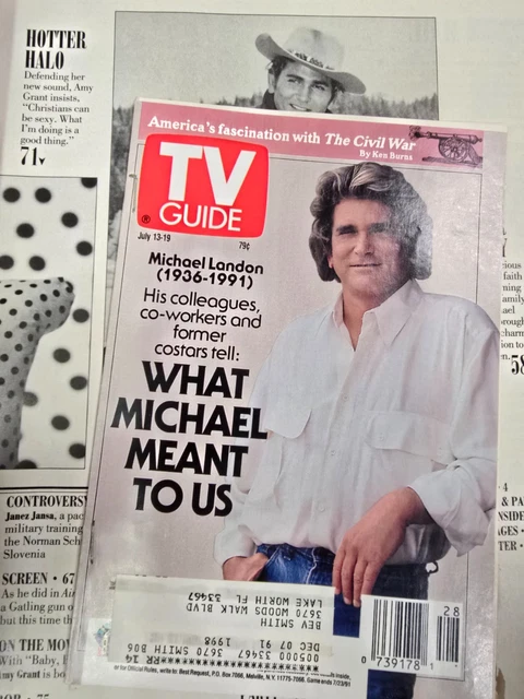 VTG PEOPLE MAGAZINE Michael Landon Death Tribute July 15 1991 £7.50 ...