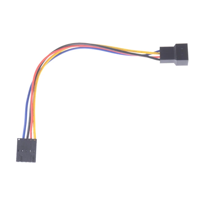 5 PIN TO 4 pin Fan Connector Adapter Convertion Line Extension Cable ...
