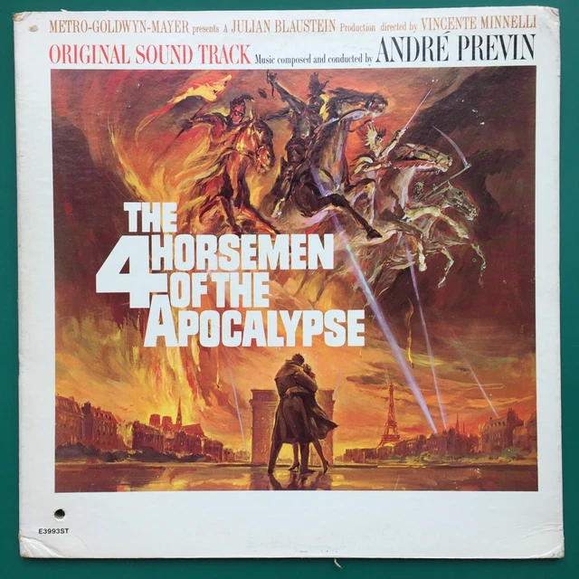 ANDRE PREVIN FOUR HORSEMEN OF THE APOCALYPSE Film Soundtrack LP Glenn ...