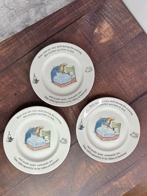 BEATRIX POTTER WEDGWOOD Peter Rabbit Dinner Plate. 1970s Excellent ...