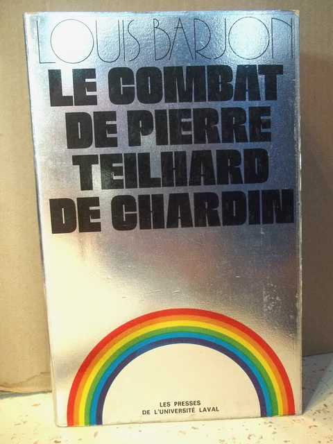 BARJON. LE COMBAT DE PIERRE TEILHARD DE CHARDIN. Religion, Sciences, Géologie EUR 29,90 ...