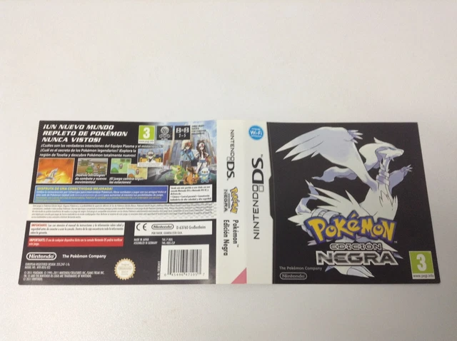 CARATULA ORIGINAL POKEMON Edicion Negra . Nintendo Ds EUR 36,90 ...