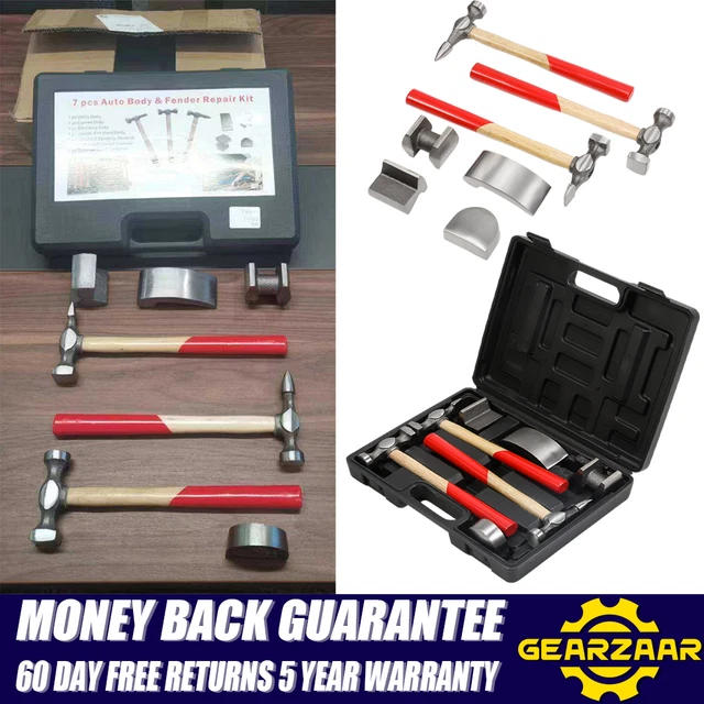2024 NEW PANEL Beating Kit/auto Body Repair Tool Kit Hammers Dolly 7pcs ...