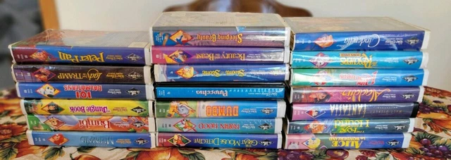 20 WALT DISNEY'S Original Animated Classic Home Video Black Diamond ...