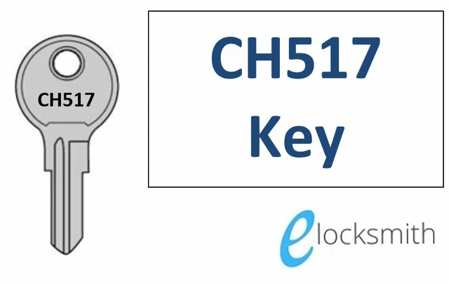 CH517 KEY FITS Tool Box, Paddle, Whale Tail Lock, Caravan storage ...