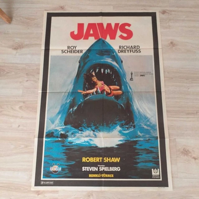Vintage Jaws Movie Poster FOR SALE! - PicClick UK
