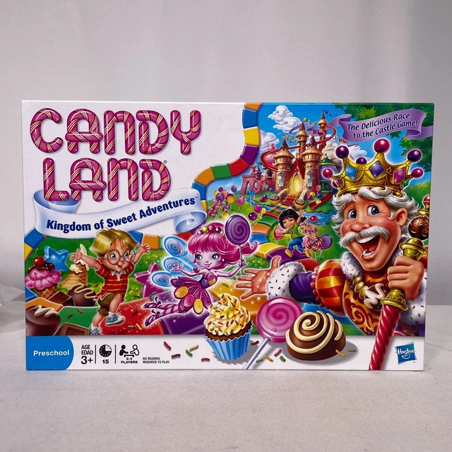 CANDY LAND HASBRO Gaming Kingdom of Sweet Adventures Board Game Ages 3 ...