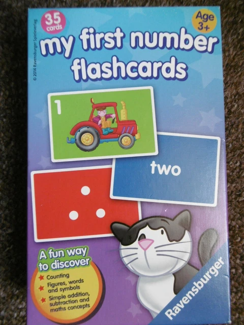 RAVENSBURGER MY FIRST Number Flash Cards Flashcards Home Learning ...