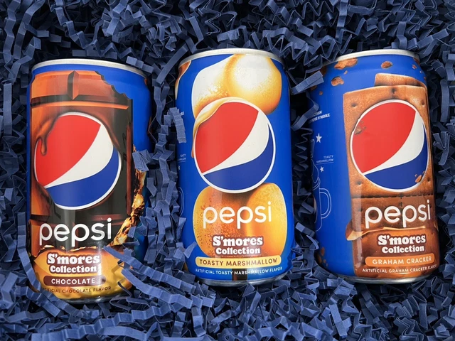 PEPSI S'MORES LIMITED EDITION 3 Cans Set Smores Collection Sweepstakes ...